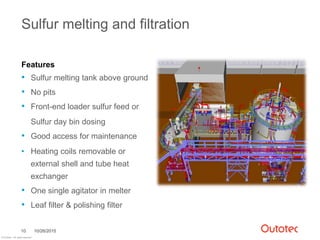 Sulfur Handling - Outotec - COBRAS 2015 | PPT