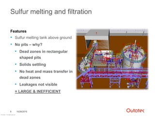 Sulfur Handling - Outotec - COBRAS 2015 | PPTX
