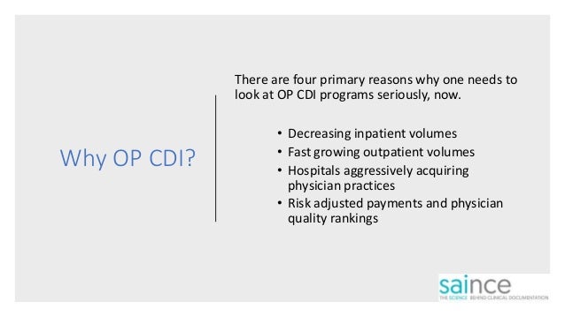 Outpatient CDI GA ACDIS Presentation