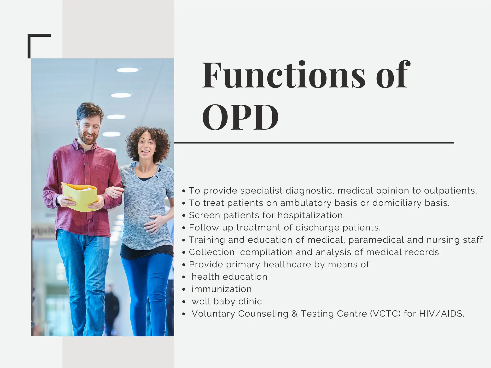 Outpatient Department (OPD).. overview, introduction and more info | PDF
