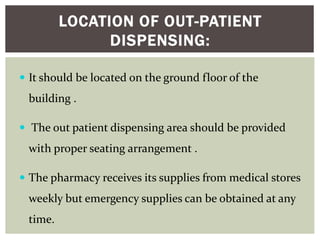 Outpatients and inpatients pharmacy | PPTX