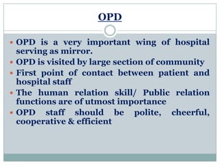 Out patient services | PPTX