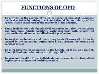 Out patient services | PPTX