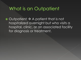 Outpatient therapy | PPTX