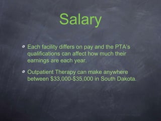 Outpatient therapy pta 100 recorded | PPT | Physical Therapy | Wellness