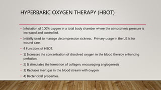 Outpatient Wound Care And Hyperbaric Center | PPTX | Blood Disorders | Diseases and Conditions