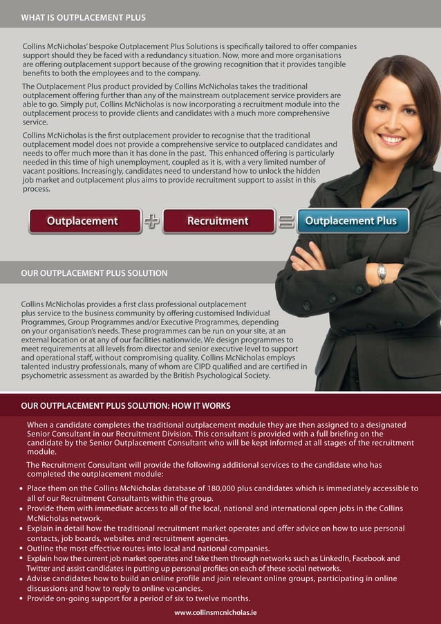 Outplacement Plus Brochure | PDF | Job Search | Careers