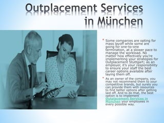 Outplacement Services in München | PPT
