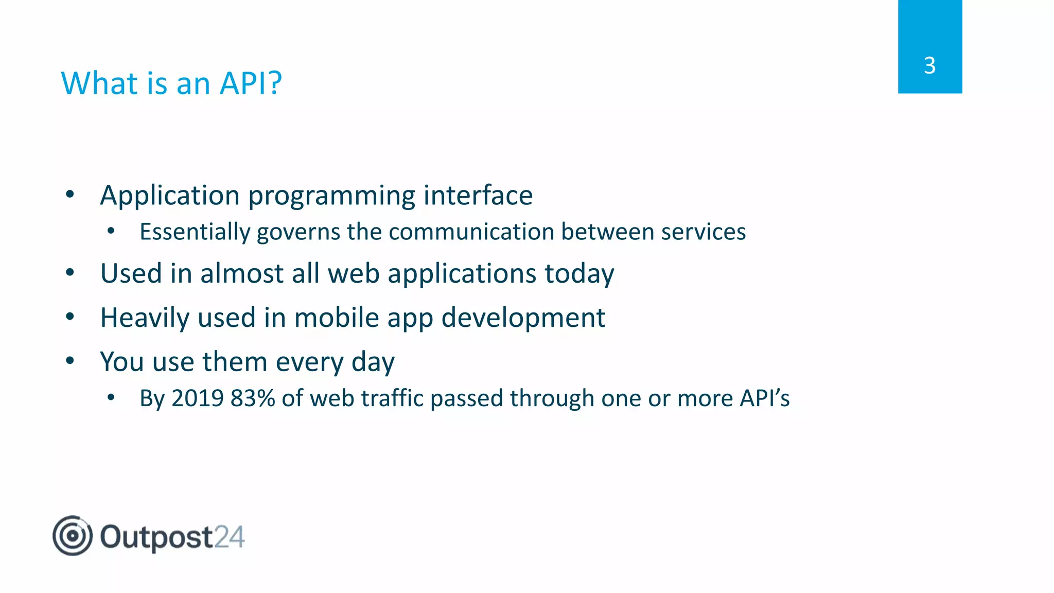 Outpost24 webinar - Api security | PPT