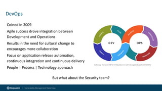 Outpost24 webinar - application security in a dev ops world-08-2018 | PPTX