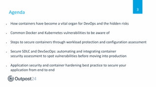 Outpost24 webinar mastering container security in modern day dev ops | PPT