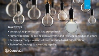 Outpost24 webinar - Winning the cybersecurity race with predictive vulnerability prioritization ...