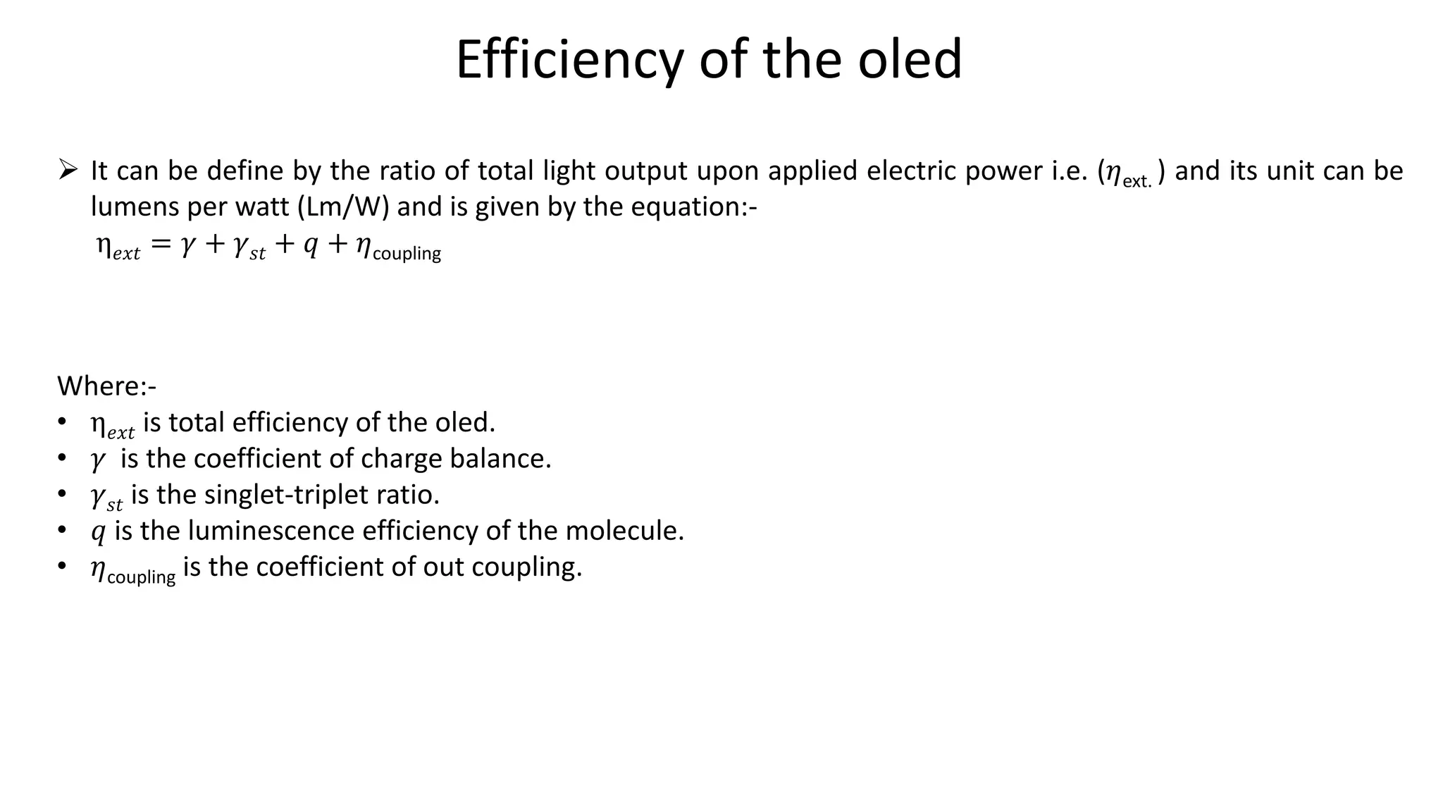 OLED and solar cell | PPT