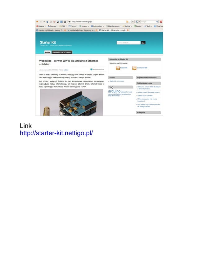 Bootstrap 9.4 - Arduino - Witold Rugowski | PDF