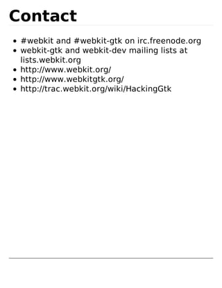 Multimedia in WebKitGtk+, past/present/future | PDF