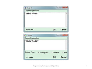 Visual Logic - Output | PPT