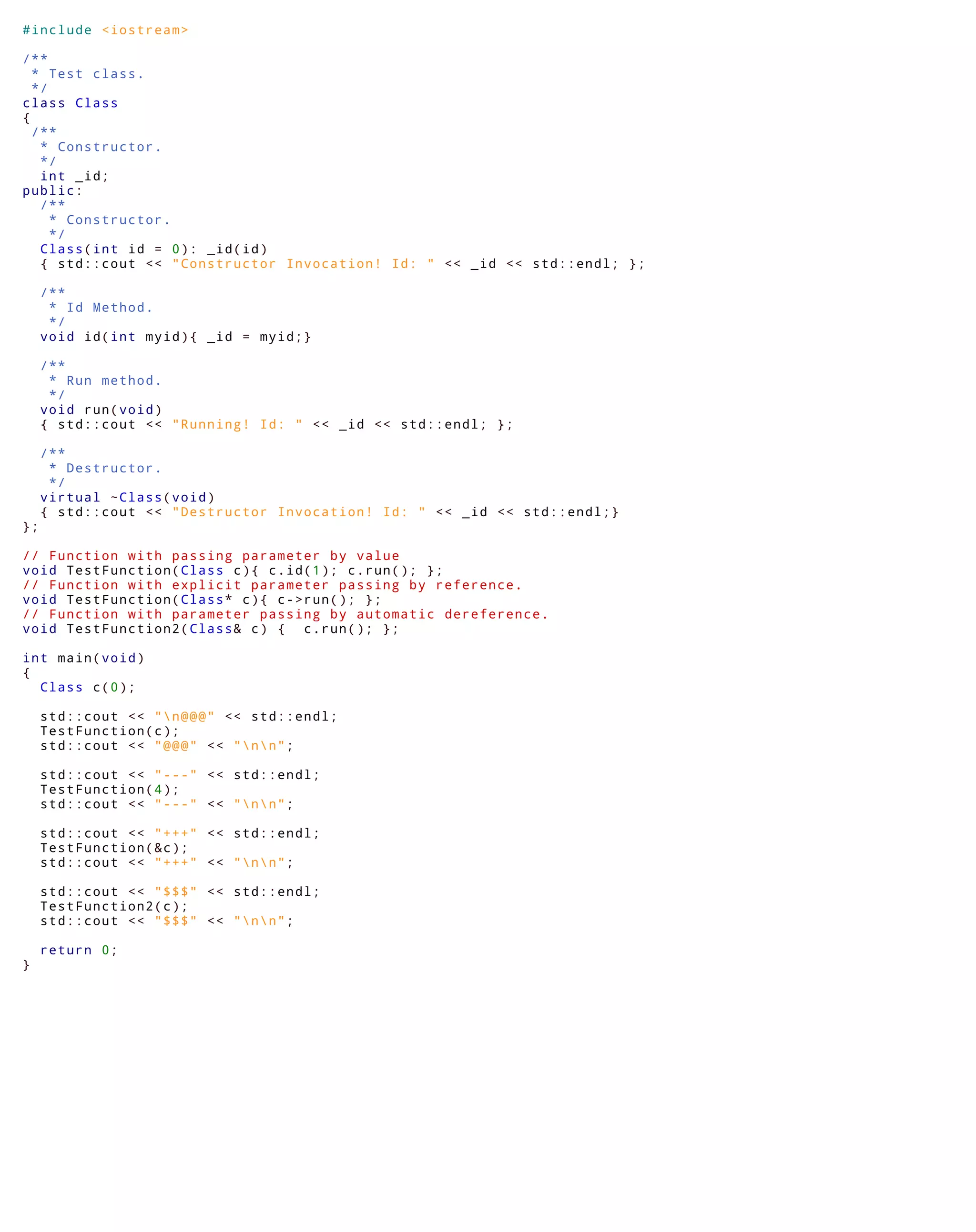 Test Passing Parameters in C++. | PDF Test Passing Parameters in C++. | PDF
