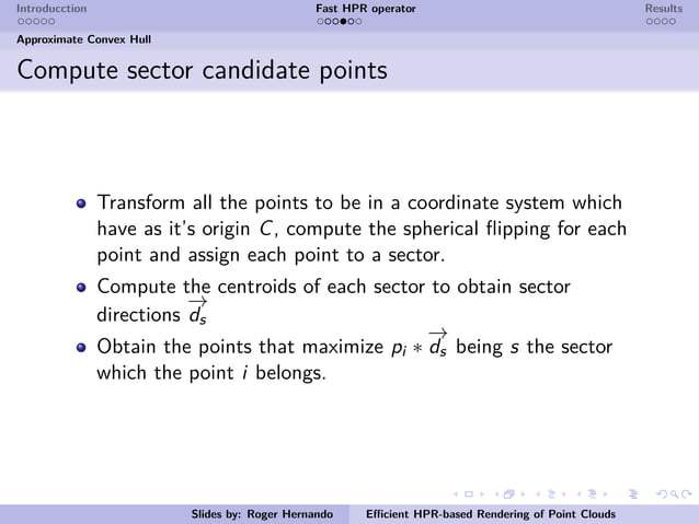 Efficient HPR-based Rendering of Point Clouds | PDF | 3-D Graphics | Computer Software and ...