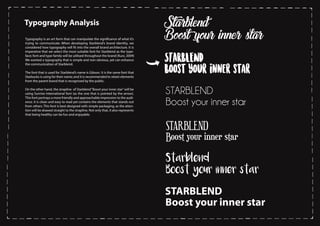 Starblend: Starbucks Brand Extension Proposal (Undergraduate) | PDF