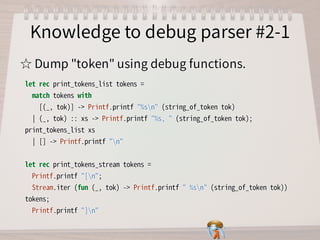 An OCaml newbie meets Camlp4 parser | PPT