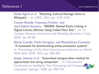 Linking Historical Sources to Established Knowledge Bases in Order to Inform Entity Linkers in ...