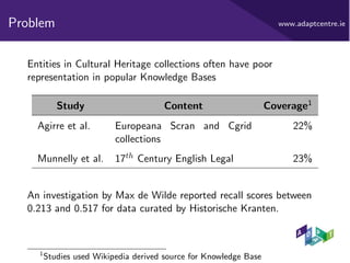 Linking Historical Sources to Established Knowledge Bases in Order to ...