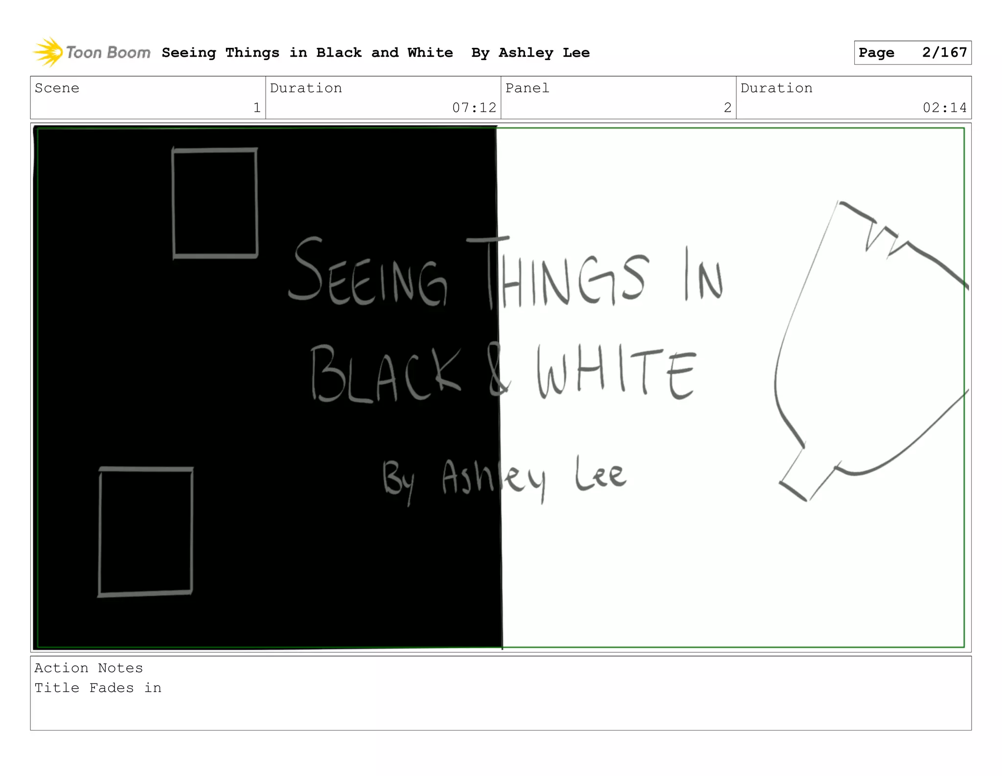 Seeing Things in Black and White Storyboards | PPT