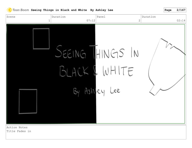 Seeing Things in Black and White Storyboards | PPT
