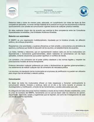 mejores practicas empresarial | PDF