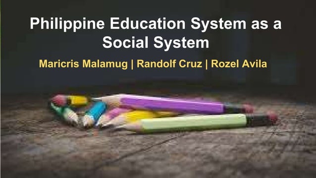 Comparative Education as a Social System | PPTX | Professional School ...