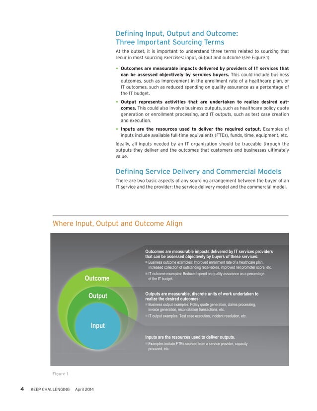 Output- and Outcome-Based Service Delivery and Commercial Models | PDF