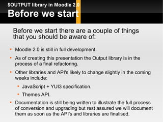 Moodle: $OUTPUT library | PPT
