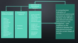 Comparative Education Key Elements | PPTX