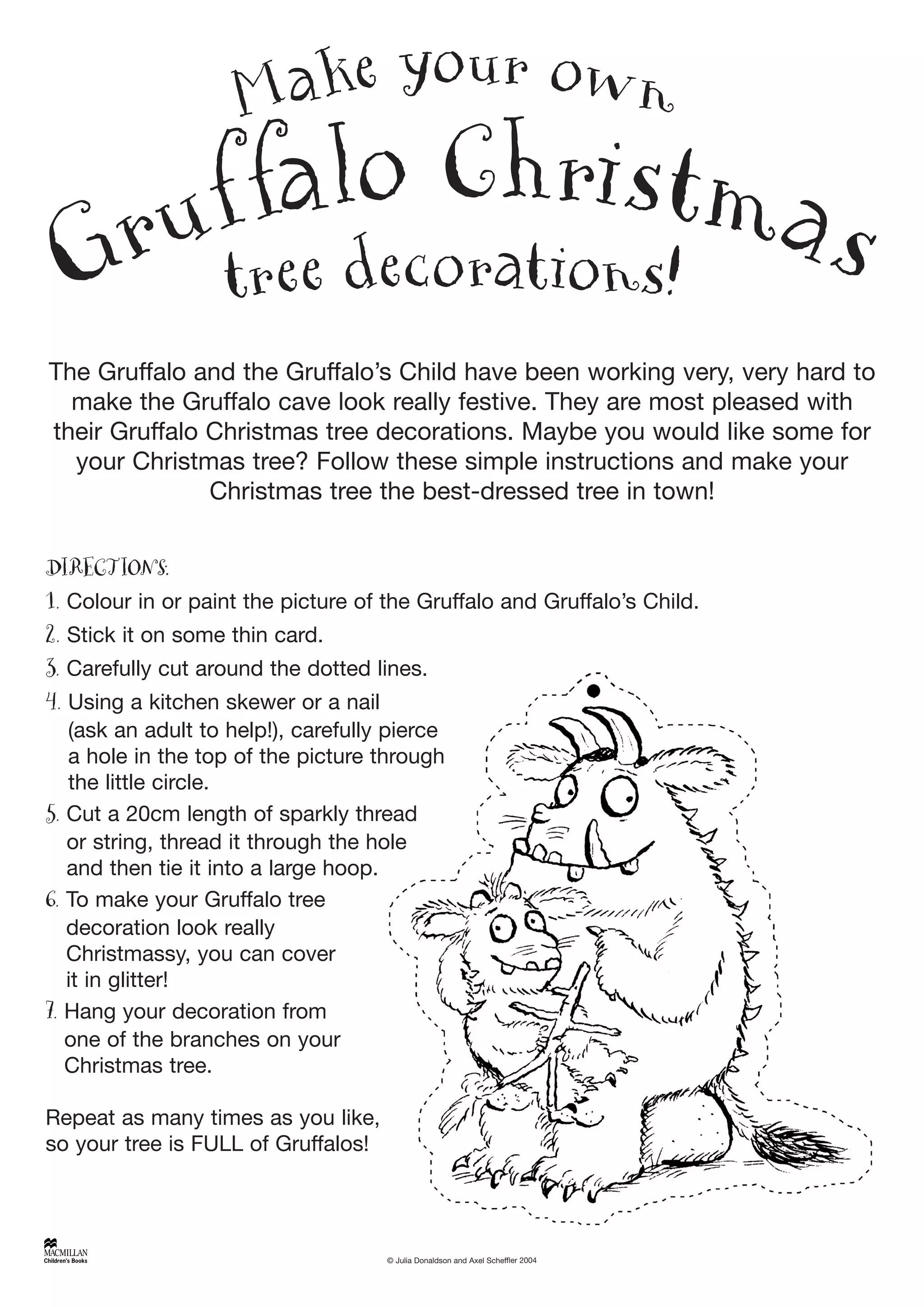 THE GRUFFALO-WORKSHEETS | PDF