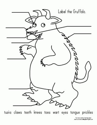 THE GRUFFALO-WORKSHEETS | PDF