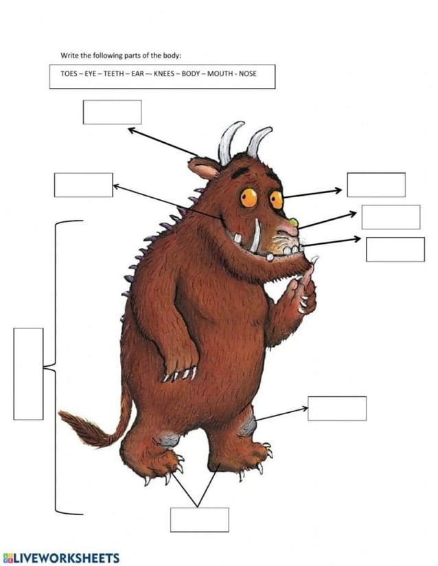 THE GRUFFALO-WORKSHEETS | PDF