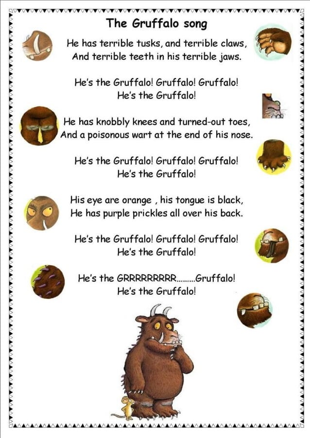 THE GRUFFALO-WORKSHEETS | PDF