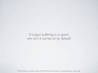 PHP Output Buffering | PPT