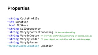 Output cacheattribute | PPT