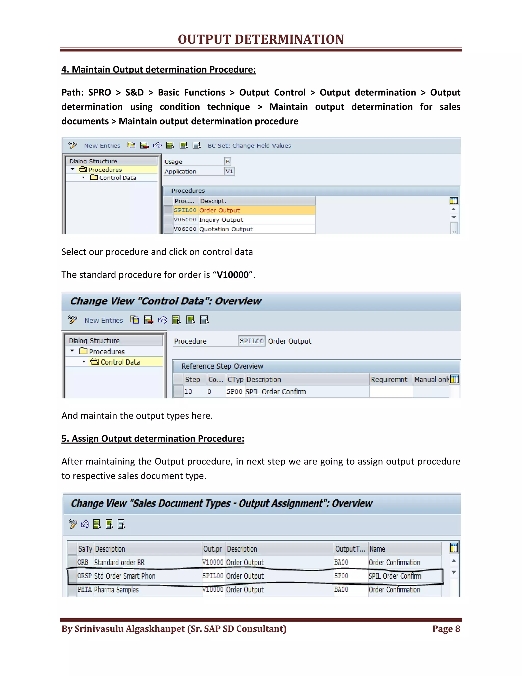 Output determination | PDF
