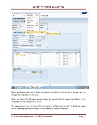 Output determination | PDF