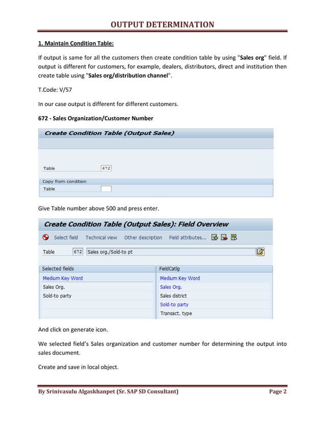 Output determination | PDF | Email | Internet