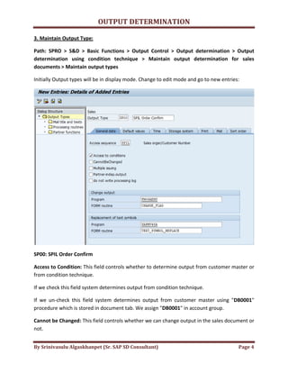 Output determination | PDF
