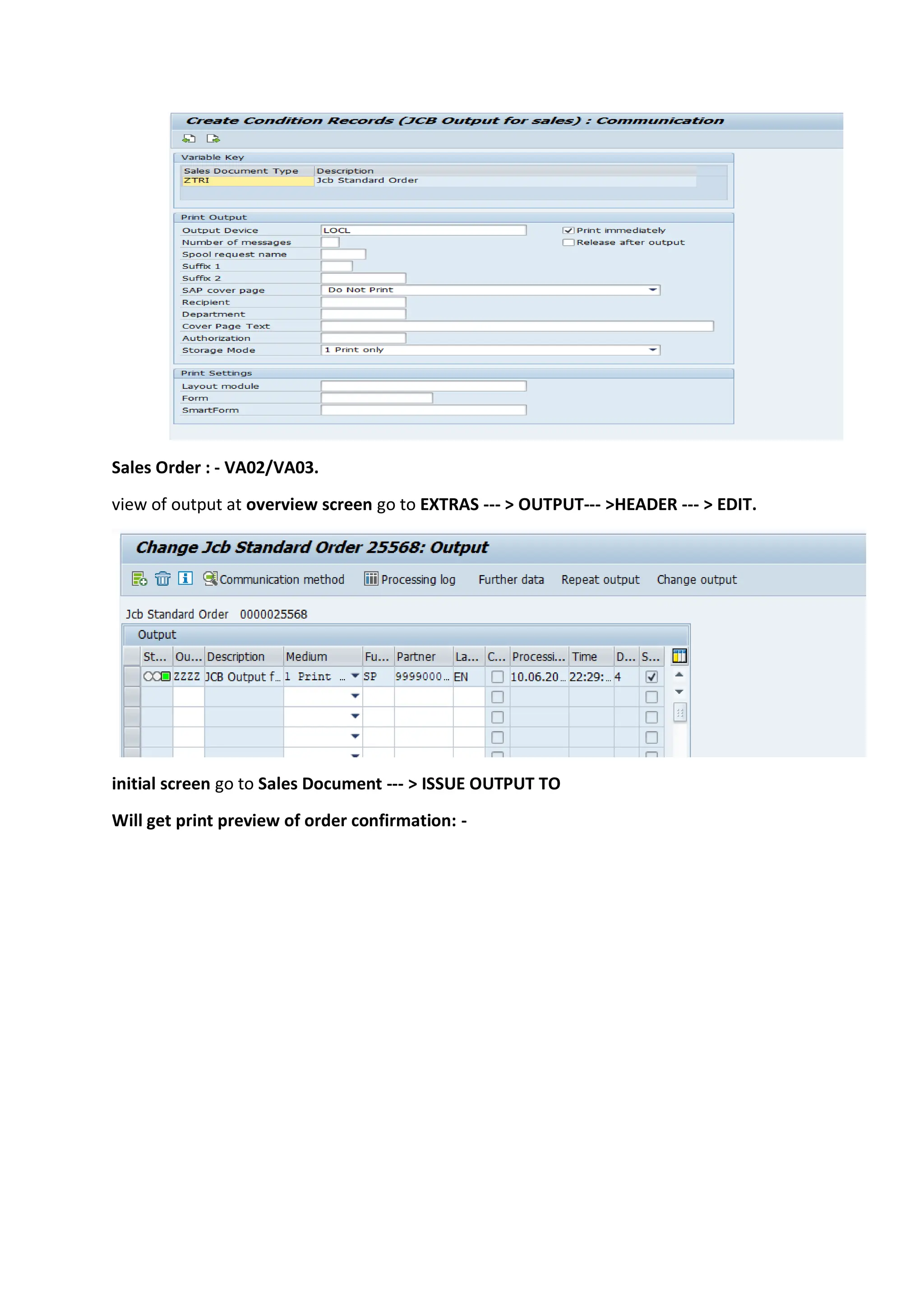 Output Determination Sap S4 Hana Sap Sd Cc Pdf