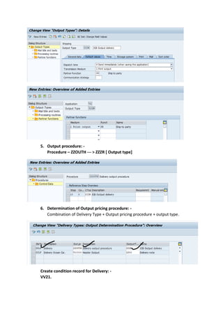 Output determination SAP S4 HANA SAP SD CC | PDF