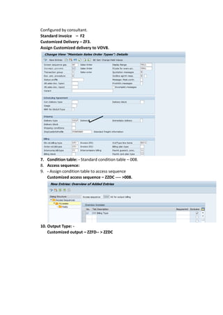 Output determination SAP S4 HANA SAP SD CC | PDF