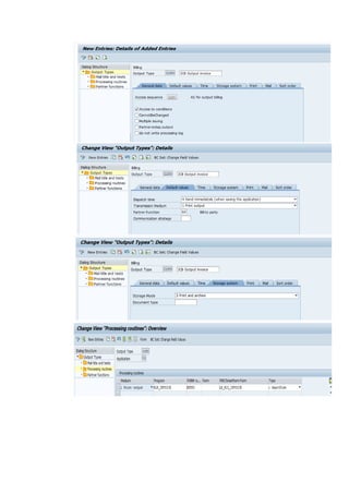 Output determination SAP S4 HANA SAP SD CC | PDF