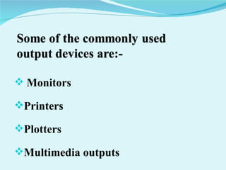 Output Devices | PPT