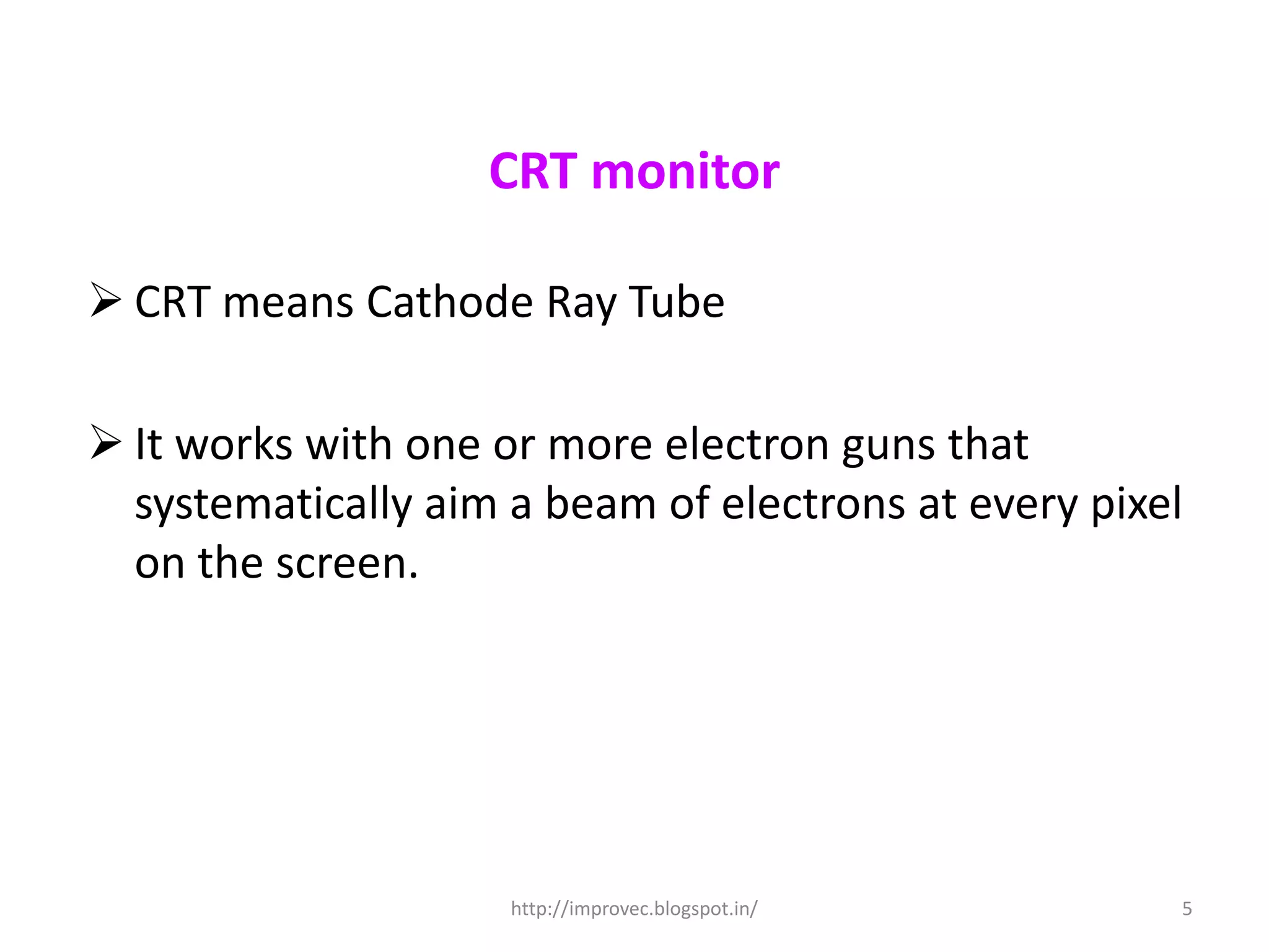 Output devices | PPTX