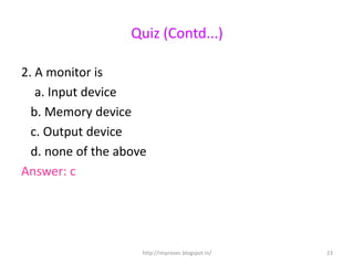 Output devices | PPTX
